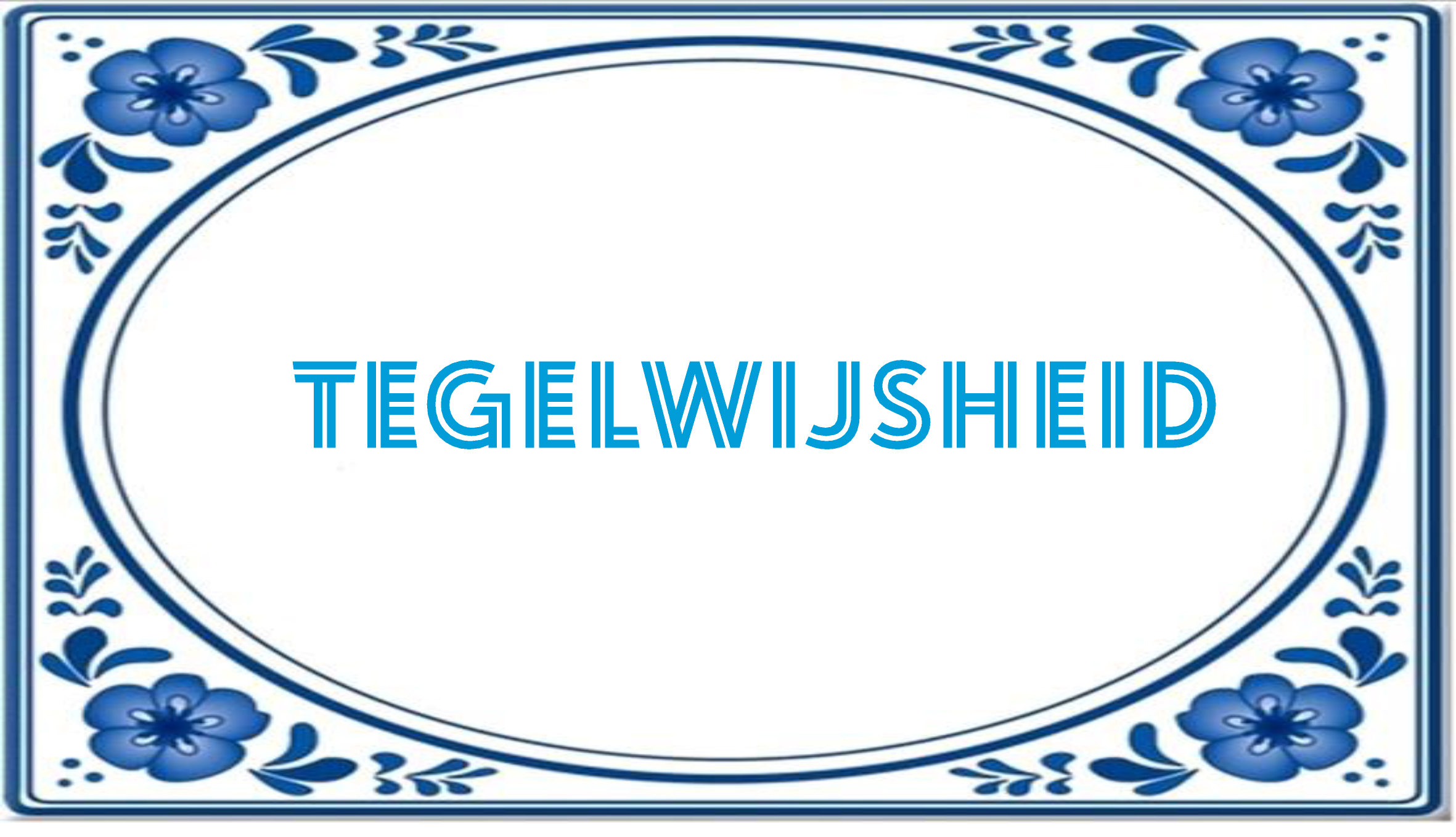 Scholen in de kunst presenteert de voorstelling: Tegelwijsheid ...